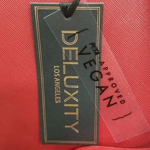 Deluxity Los Angeles | Bags | New Deluxity Los Angeles Red Backpack ...